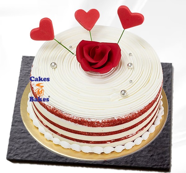 Rose Heart Cake | Cakes and Bakes